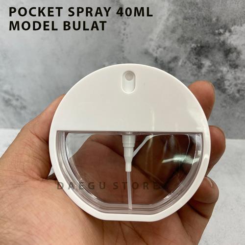 Jual Botol 40ml Pocket Spray Plastik Hand Sanitizer / Parfum Bulat ...