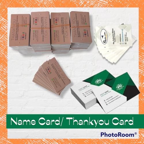 Jual print digital Name Card / Kartu Nama Full Color 2 Muka+box ...