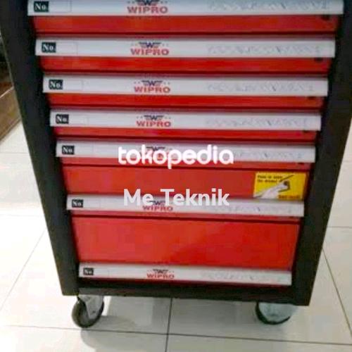 Jual (Me)Toolbox Trolley Cabinet // Tool Kit Set 6 Susun 127 Pcs Merk Wipro - Jakarta Utara - Me ...