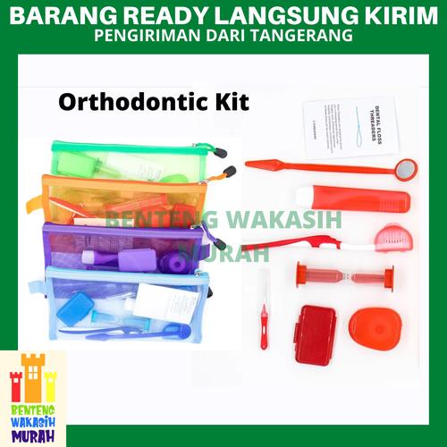 Jual Orthodontic Kit Sikat Gigi Ortho Behel Kawat Dental Wax 1 Set ...