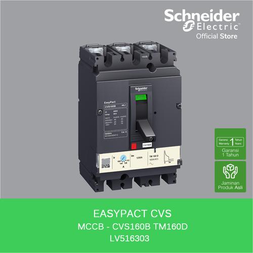 Promo SCHNEIDER MCCB-CVS160B TM160D 3P LV516303 Cicil 0% 3x - Kota ...