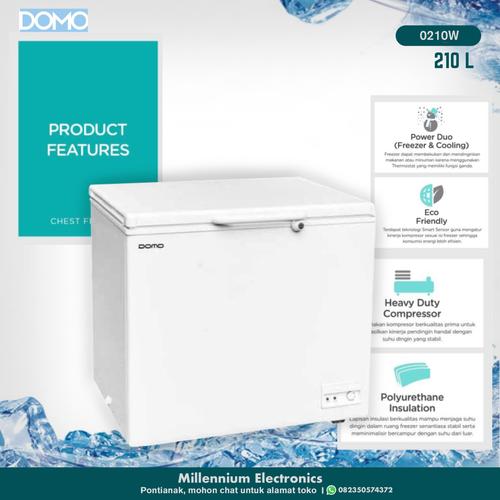 Jual Chest Freezer DOMO BY MODENA DF-0210 W 210 liter Box pendingin ...
