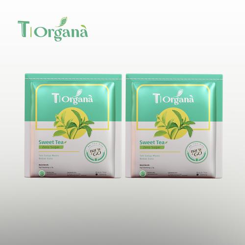 Jual T|Organa - Teh Stevia Teh Manis Tanpa Gula Bundle 2 Sachet Isi 6 ...