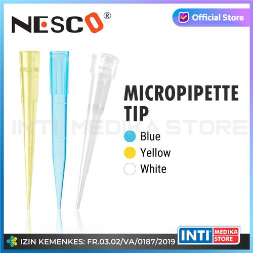 Jual NESCO - Micropipette White / Yellow / Blue Tip | Mikropipet Tip ...