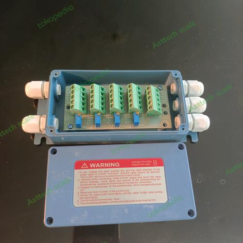 Jual junction box timbangan 4 Hole / junction box timbangan 4 loadcell ...
