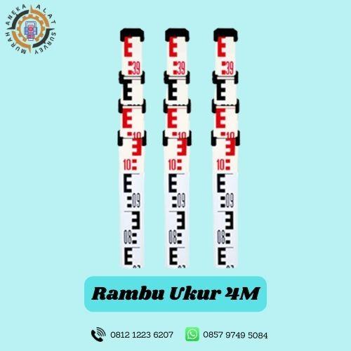 Jual RAMBU UKUR 4M / BAK UKUR 4M / MISTAR UKUR 4M / Levelling Stave 4M ...