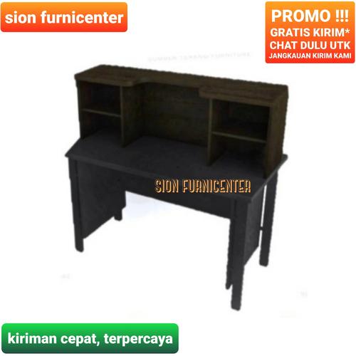 Jual meja receptionis 120 cm / reception counter / meja resepsionis 120 ...