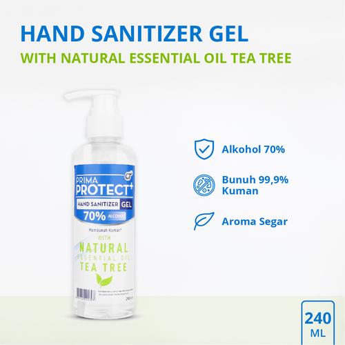 Promo Prima Protect+ Hand Sanitizer Gel 240ml - Tea Tree - Jakarta ...
