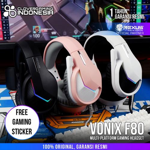 Jual Rexus Vonix F80 RGB - F-80 F 80 Multi-platfrom Gaming Headset ...