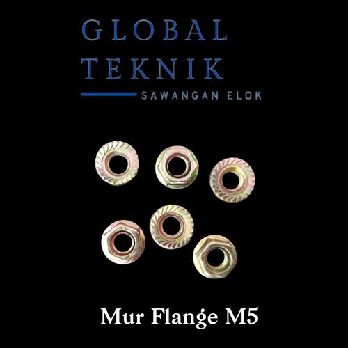 Jual Flange Nut / Mur Flange / Mur Topi M5 - Kota Depok - Global Teknik ...