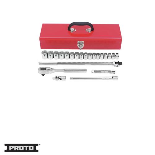 Jual PROTO - Socket Set 1/2' Drive 22 Piece - 12 Point-J54210 - Jakarta ...