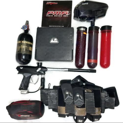 Jual Jual Paintball Marker SECOND PMR07 +Loader +Tank 4500psi +Harness ...
