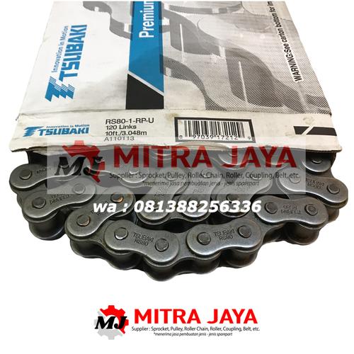 Jual RANTAI TSUBAKI RS 80 - 1 SINGLE JEPANG ROLLER CHAIN JAPAN RANTE ...