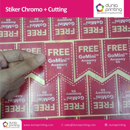 Jual Cetak Stiker Chromo A3+ & Laminating Doff / Glossy + Cutting ...