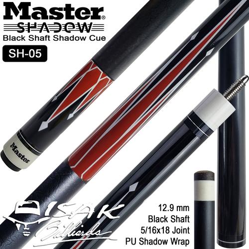 Jual Master Shadow SH-05 Black Shaft Pool Cue Stick Stik Billiard Hitam ...