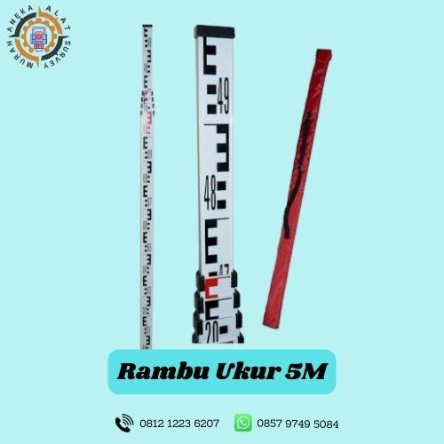 Jual Rambu Ukur 5M / Bak Ukur 5M / Mistar Ukur 5M + Nivo - Jakarta ...