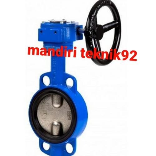 Jual butterfly valve 6 inch gear operated cast iron jis 10k - Jakarta ...