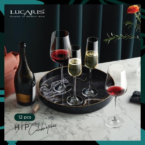 Promo Lucaris Celebrations Wine Glass Set / Gelas Wine Kristal - Hip ...