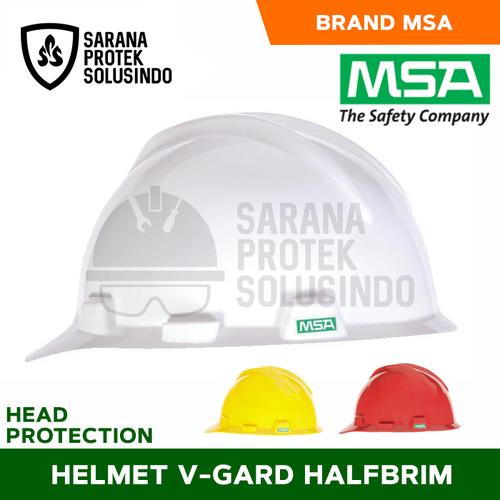 Jual Safety Helmet MSA V Gard USA Fastrac III Suspension Helm Safety ...