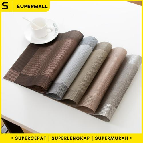 Jual SUPERMALL PVC Placemat - Tatakan Alas Meja Makan Piring / Table ...