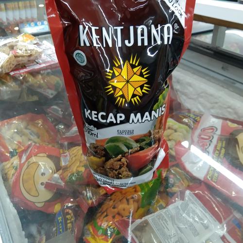 Jual Refill kecap kentjana/kecap kencana pouch/kecap 600 ml/kecap manis ...