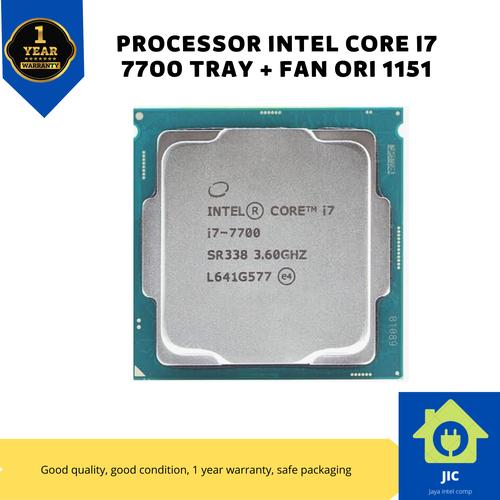 Jual PROCESSOR INTEL CORE I7 7700 TRAY + FAN ORI 1151 - Jakarta Pusat - Jaya Intel Comp | Tokopedia