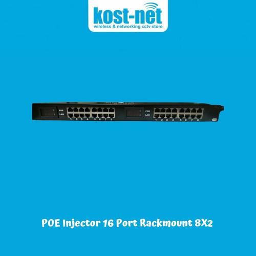 Jual poe injector 16 port (8x2) rackmount - Kab. Sleman - Kost-net ...