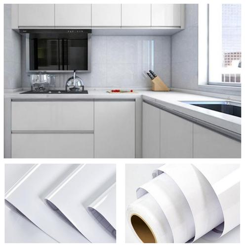 Jual Wallpaper Pvc sheet Stiker Putih Polos Glossy - Jakarta Utara ...
