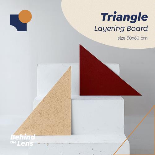 Jual Triangle Layering Board [50x60 cm] Behind the Lens Properti Props ...