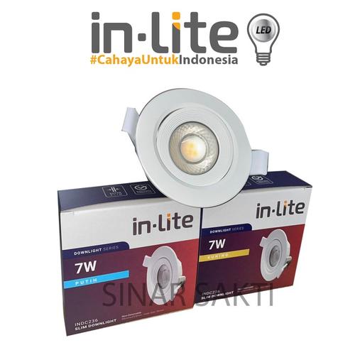 Jual INLITE Lampu Spotlight Slim LED 7w INDC236 Lampu Led Downlight 7 ...