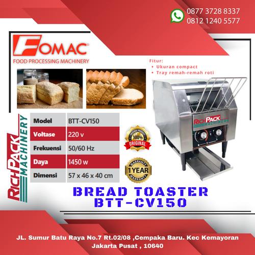 Jual Mesin Panggang Roti Conveyor/Conveyor Bread Toaster FOMAC BTT ...