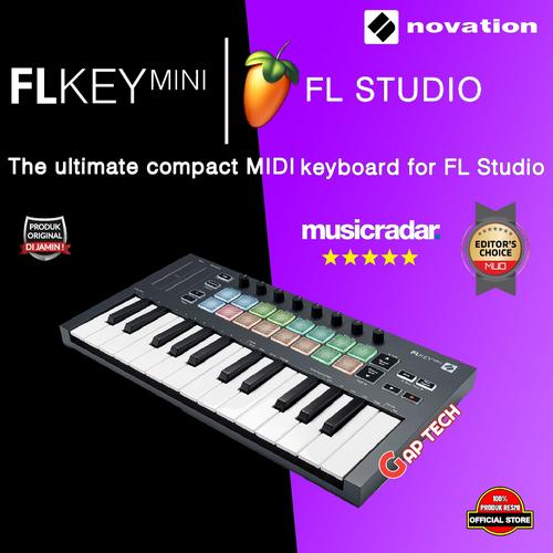 Promo Novation FLKEY / FL KEY Mini Compact MIDI Keyboard for FL Studio ...