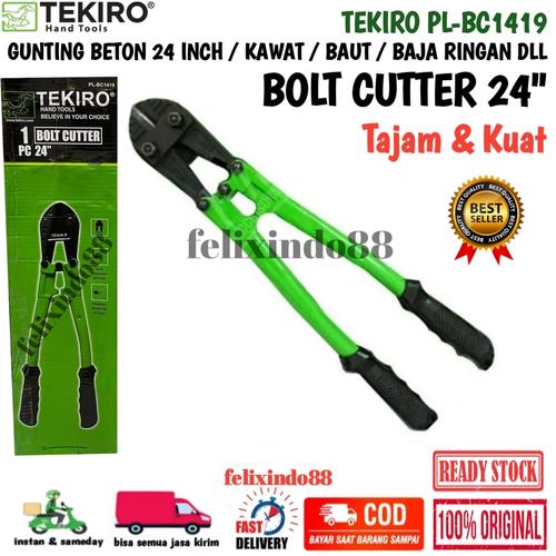 Jual GUNTING BETON 24 INCH TEKIRO ORIGINAL BOLT CUTTER POTONG BESI ...