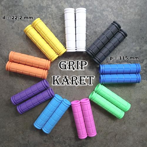 Promo Handlegrip Sepeda Warna Bahan Karet Mirip Grip Oury - Biru Tua ...
