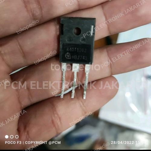 Jual transistor tr mosfet mos n fet igbt k40t1202=k40t120=g40n120 40a ...