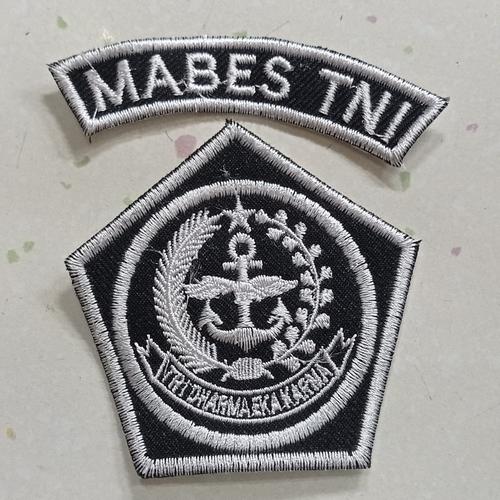 Jual Patch Emblem Mabes TNI Bordir - Hitam Putih - Jakarta Pusat ...
