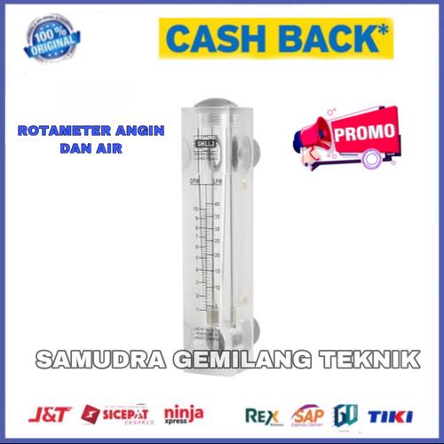 Jual Flowmeter Rotameter Air dan Angin 2Gpm sampai 7Lpm - Jakarta Barat ...