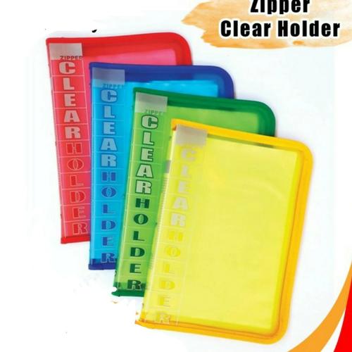 Jual Zipper Clear Holder / Zipper Document Keeper Topla 60 Pocket ...