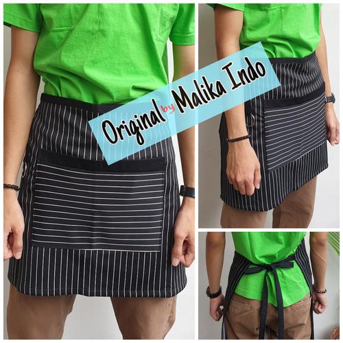 Jual Apron Mini Celemek Waiters model Salur Apron Waiters Export Quality - Kab. Bandung - Lariba ...