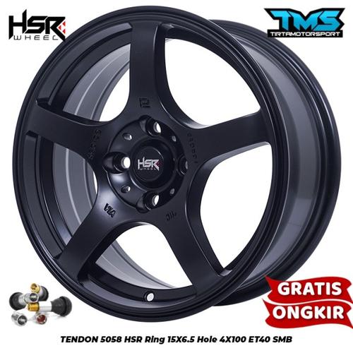 Jual Velg Mobil Ring 15 HSR TENDON Palang 5 Tampil Sporty Warna Hitam - Jakarta Selatan ...