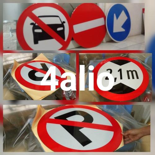 Jual rambu lalu lintas 60cm custom dan tiang 2 meter lengkap - Kab ...