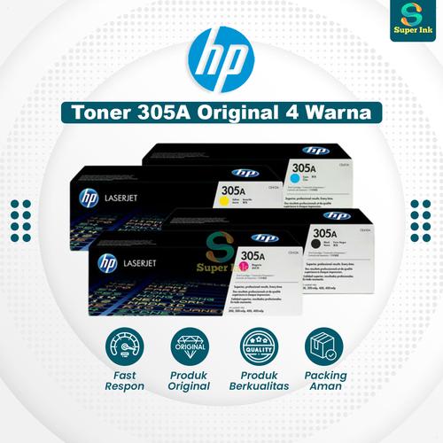 Jual Toner Printer HP Laserjet 305A Original 4 Varian Warna (CMYK ...