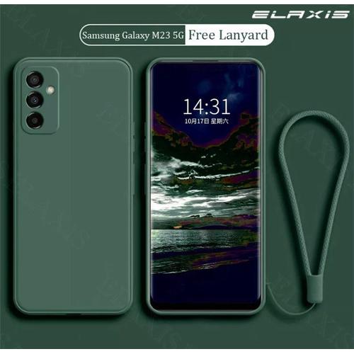 Jual SAMSUNG M23 5G SOFT CASE KULIT LEATHER FLIP COVER TALI LANYARD ...