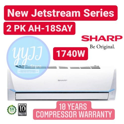 Jual AC Split Merk SHARP 2PK Standard Thailand (AH-A18SAY) - Unit Only ...