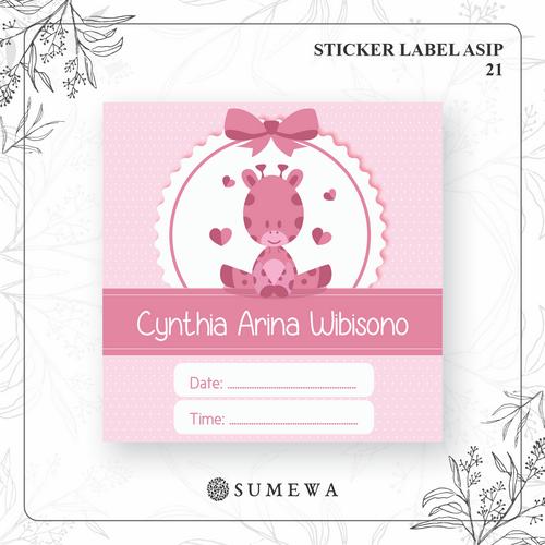 Jual Label Botol ASI / Sticker Botol ASI / Sticker Label ASI 21 - Kab ...