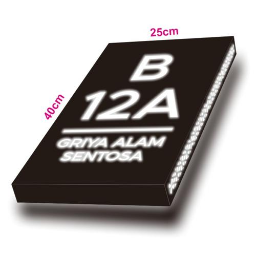 Jual NOMOR RUMAH CUSTOM, NOMOR RUMAH KHUSUS REQUEST, NOMOR RUMAH NEON ...