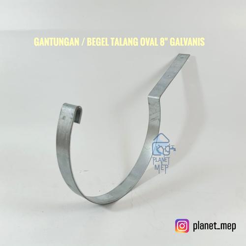 Jual BEGEL TALANG OVAL 8" GALVANIS TEBAL / GANTUNGAN TALANG BESI - Kota ...