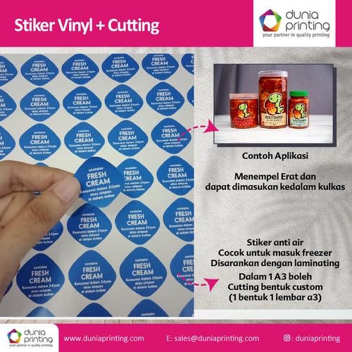 Jual Stiker label Vinyl lembaran A3+ & Cutting - Jakarta Barat ...