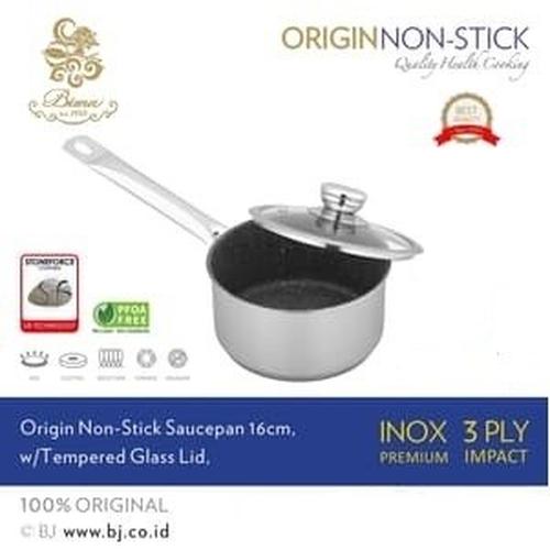 Jual Bima Origin Sauce pan Stone Force 16cm Panci Bima 1.6Lt B2003116 ...