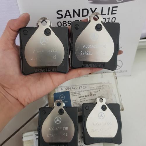 Jual REAR BRAKE PADS SET A0044201720 FOR MERCY SLK R170 W202 ORI ...